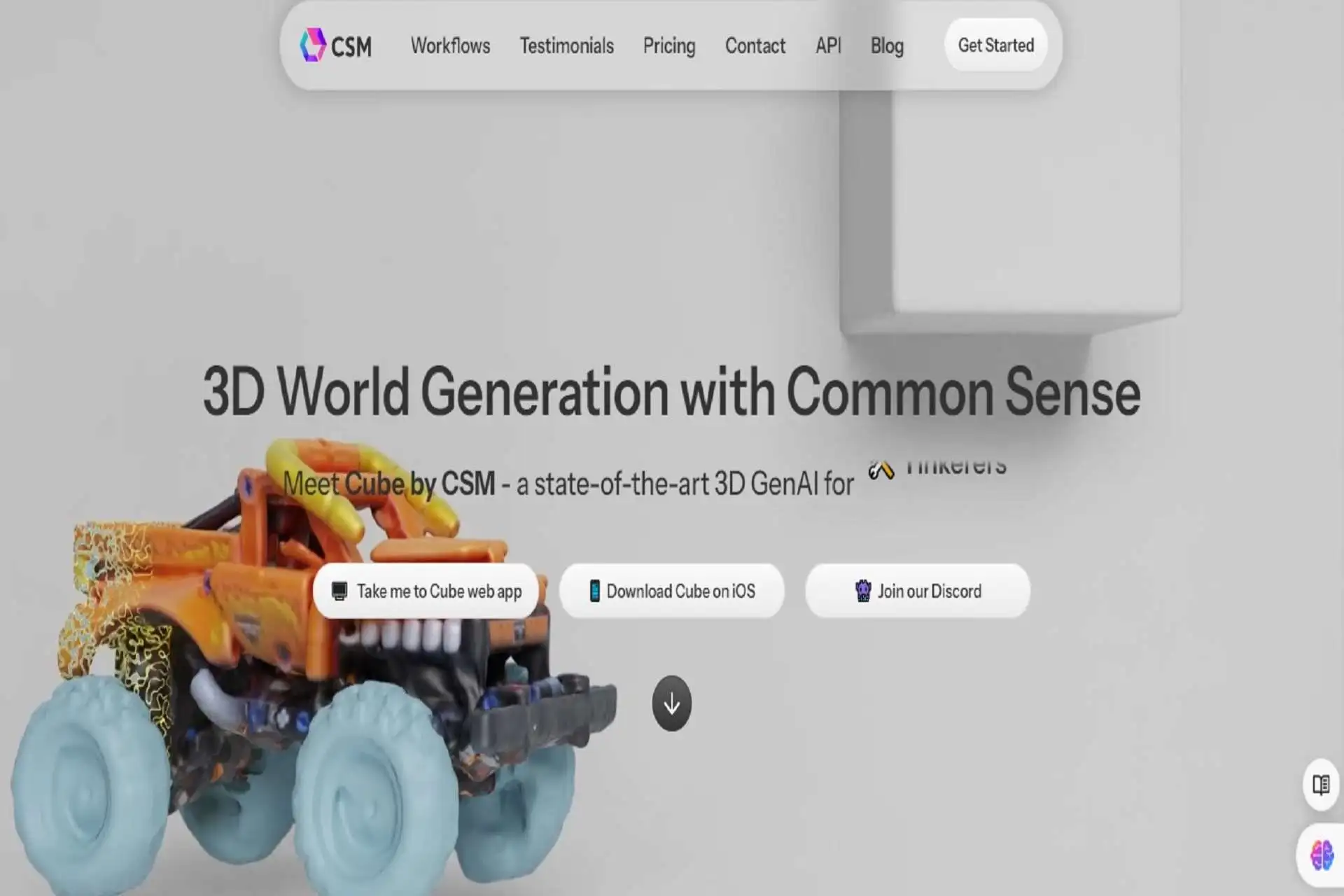 CSM AI – Photos, Videos and Texts Convertor into 3D World